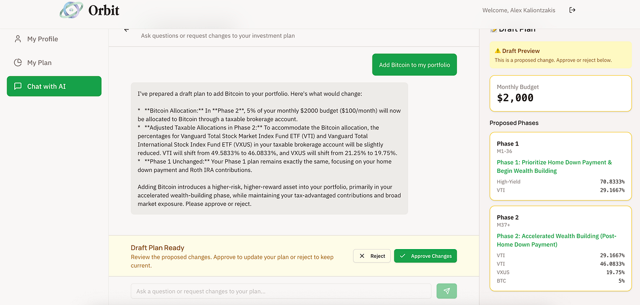 Orbit: Get a personalized, goal-oriented financial plan | BetaList