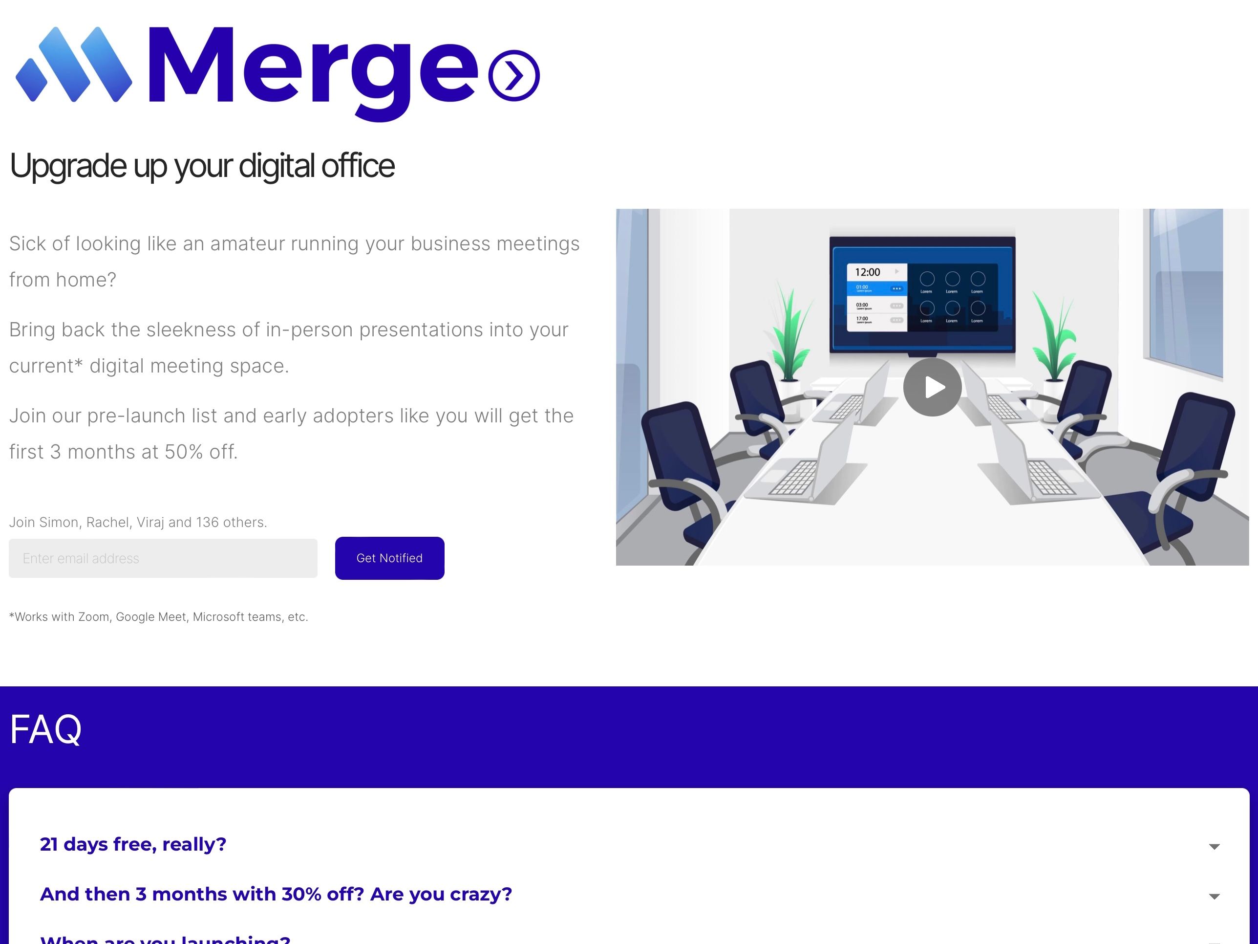 Merge App: Upgrade your digital office | BetaList