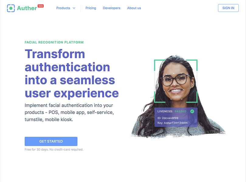 Auther.ai: Transform authentication into a seamless user | BetaList