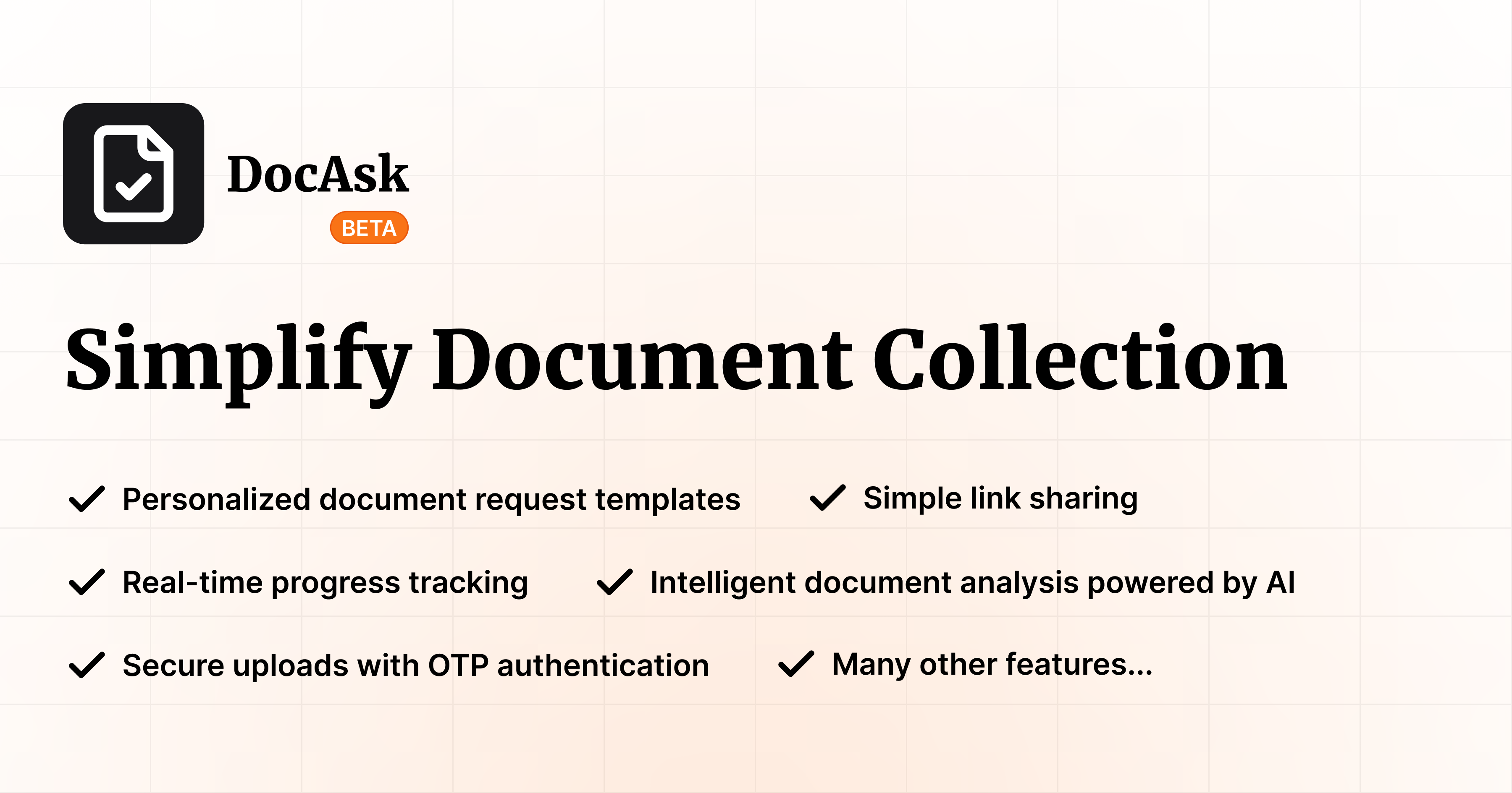 DocAsk: Simplify Document Collection | BetaList