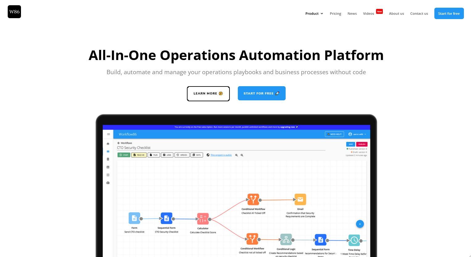 Workflow86: Document and automate your business operations | BetaList