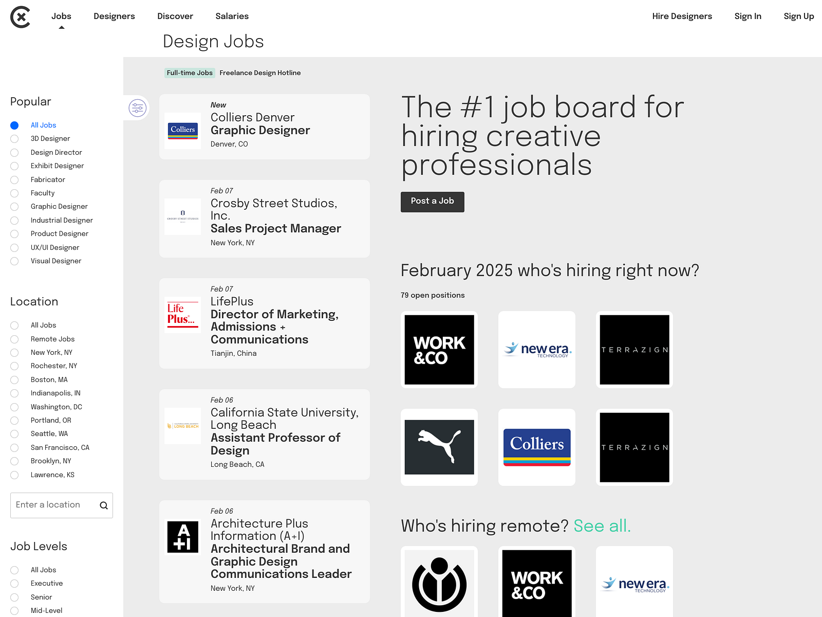 Coroflot - Job Board Review – Startup Jobs