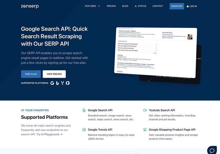 Zenserp: Google Search API: Quick Search Result Scraping | BetaList