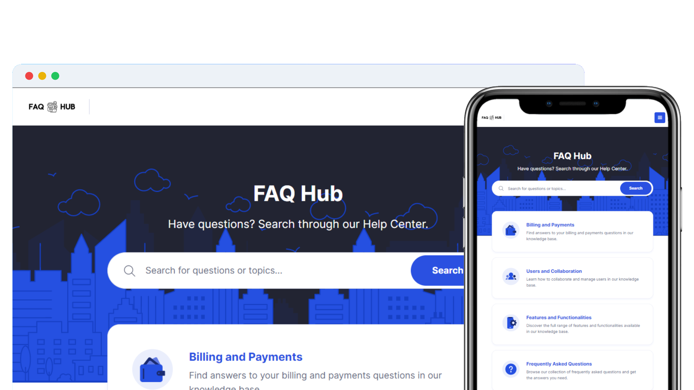 FAQ Hub: No-code knowledge base portal for brands to | BetaList