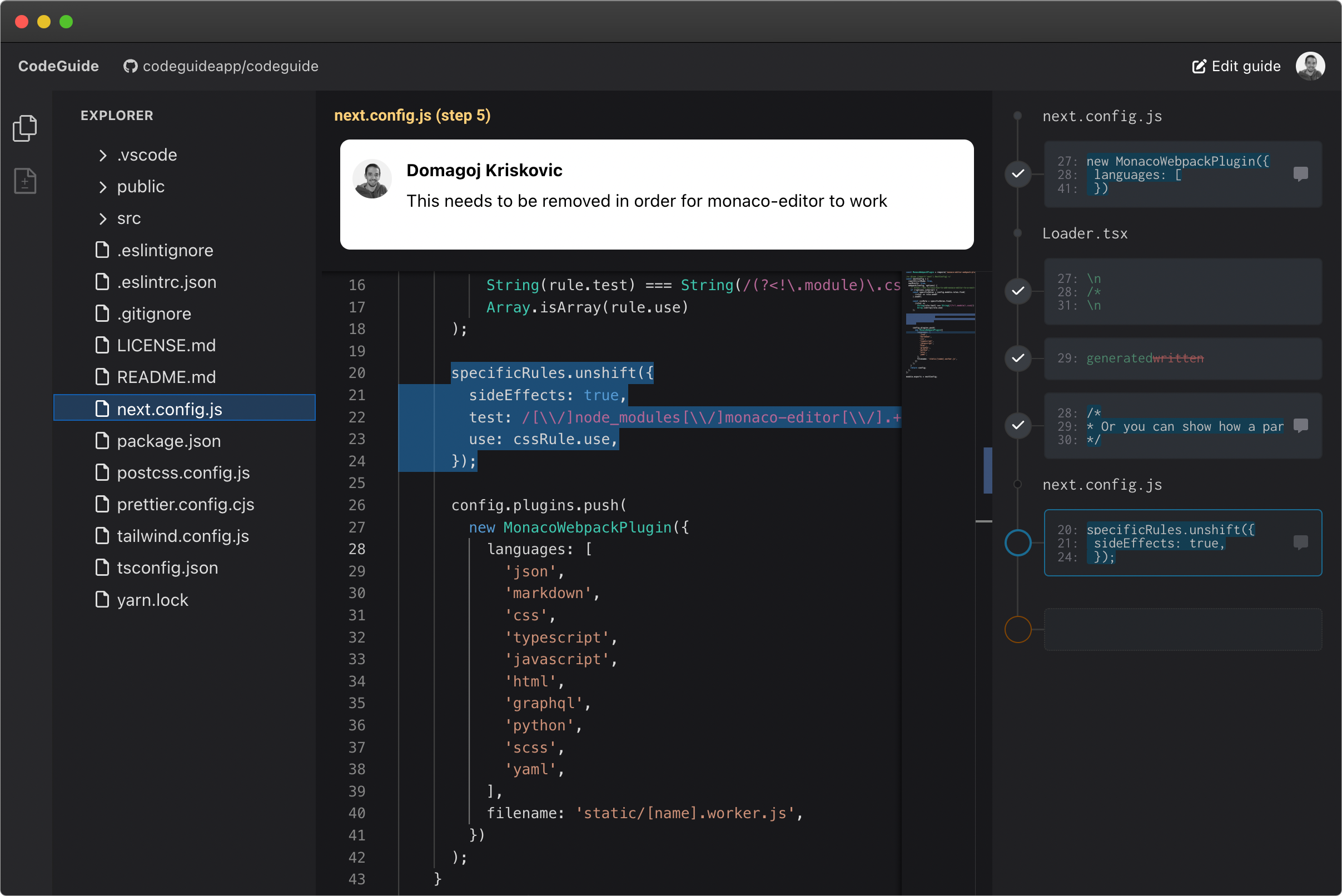 Codeguide Open Source Tool For Creating And Viewing Code Betalist 