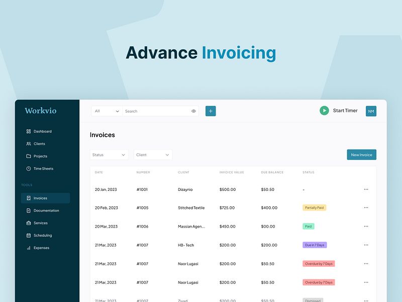 Work.io: Product Designed to simplify your freelance | BetaList