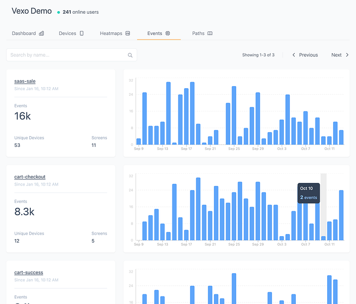 Vexo: Analytics for React Native. | BetaList