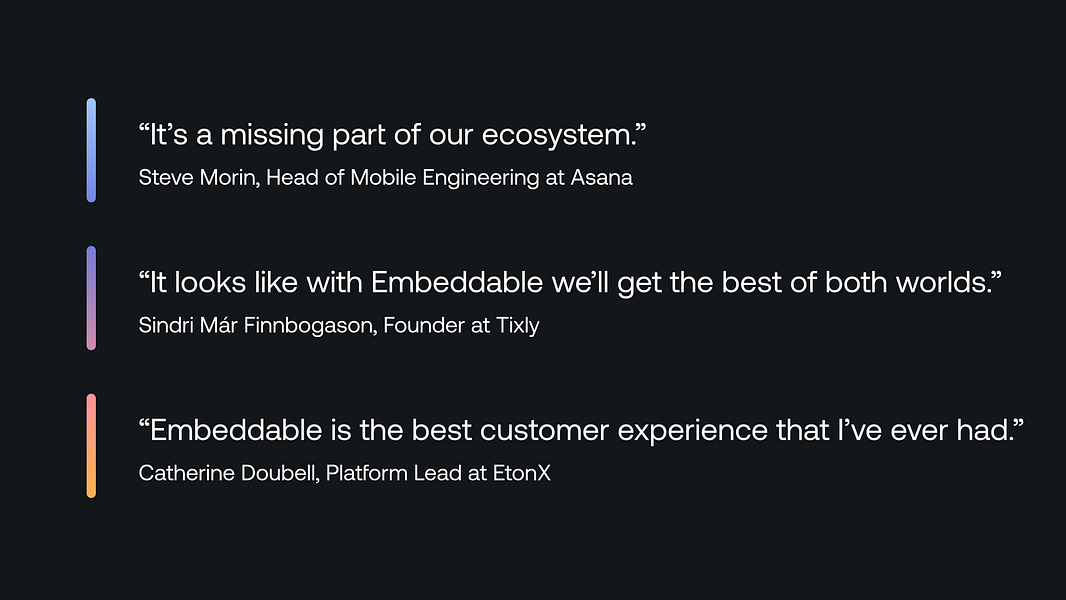 Embeddable: Lightning fast embedded dashboards | BetaList Embeddable: Lightning fast embedded dashboards | BetaList