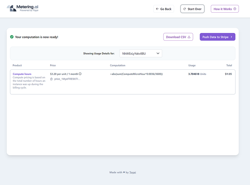 Metering.ai: Meter your product’s usage for free and bill | BetaList