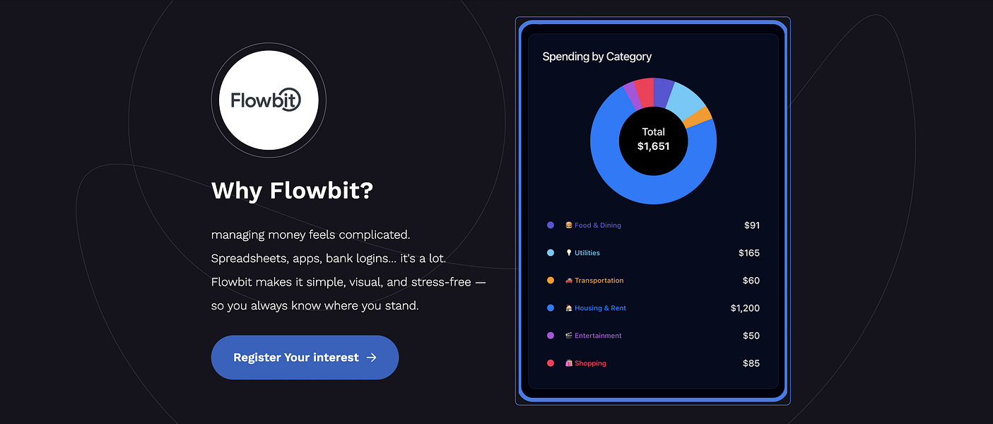 Flowbit: Easy Expense Tracker and money manager | BetaList