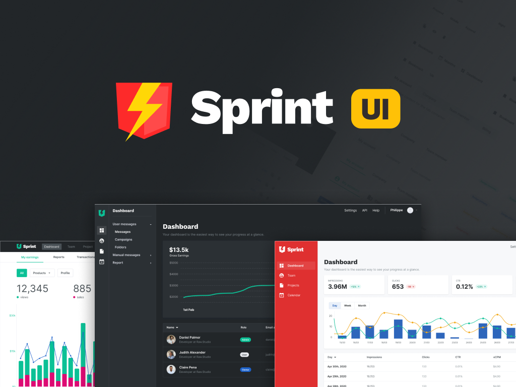Sprint UI: Build beautiful web apps at lightning pace with | BetaList