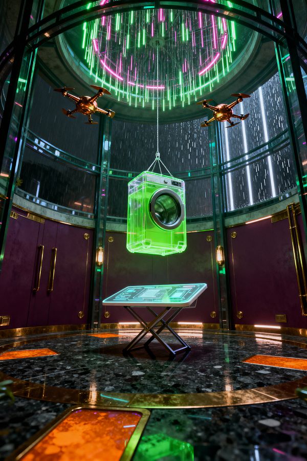 Room AI – Cyberpunk Interior Design Ideas