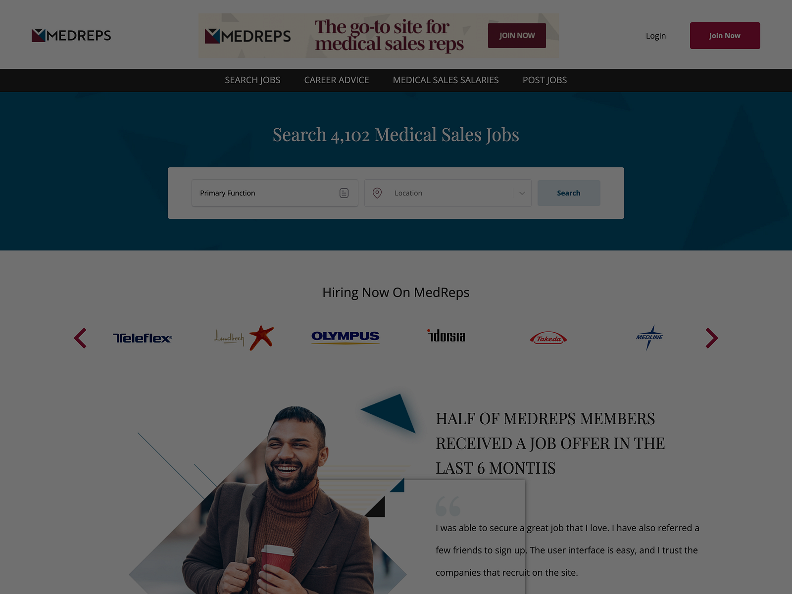 MedReps - Job Board Review – Startup Jobs