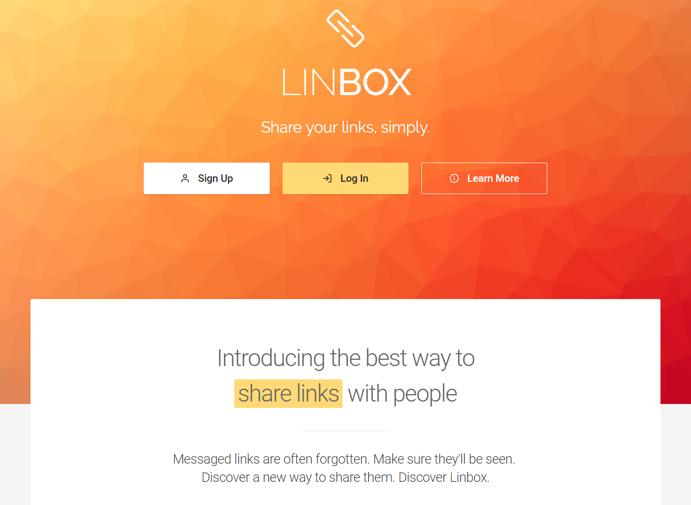 Linbox: Share your links, privately, quietly, simply | BetaList