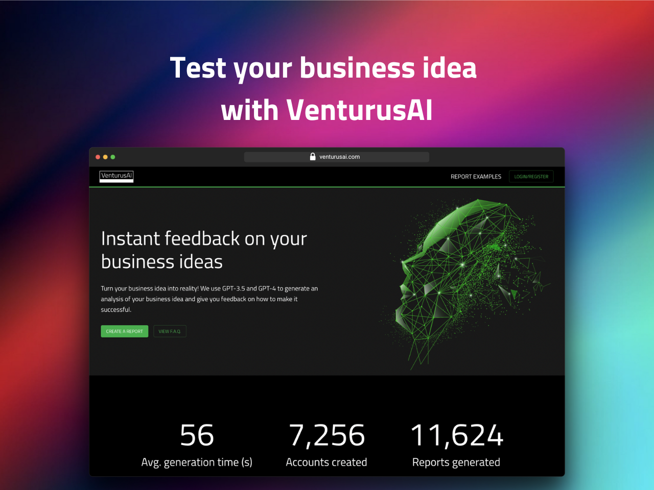 VenturusAI: AI feedback on your business ideas | BetaList