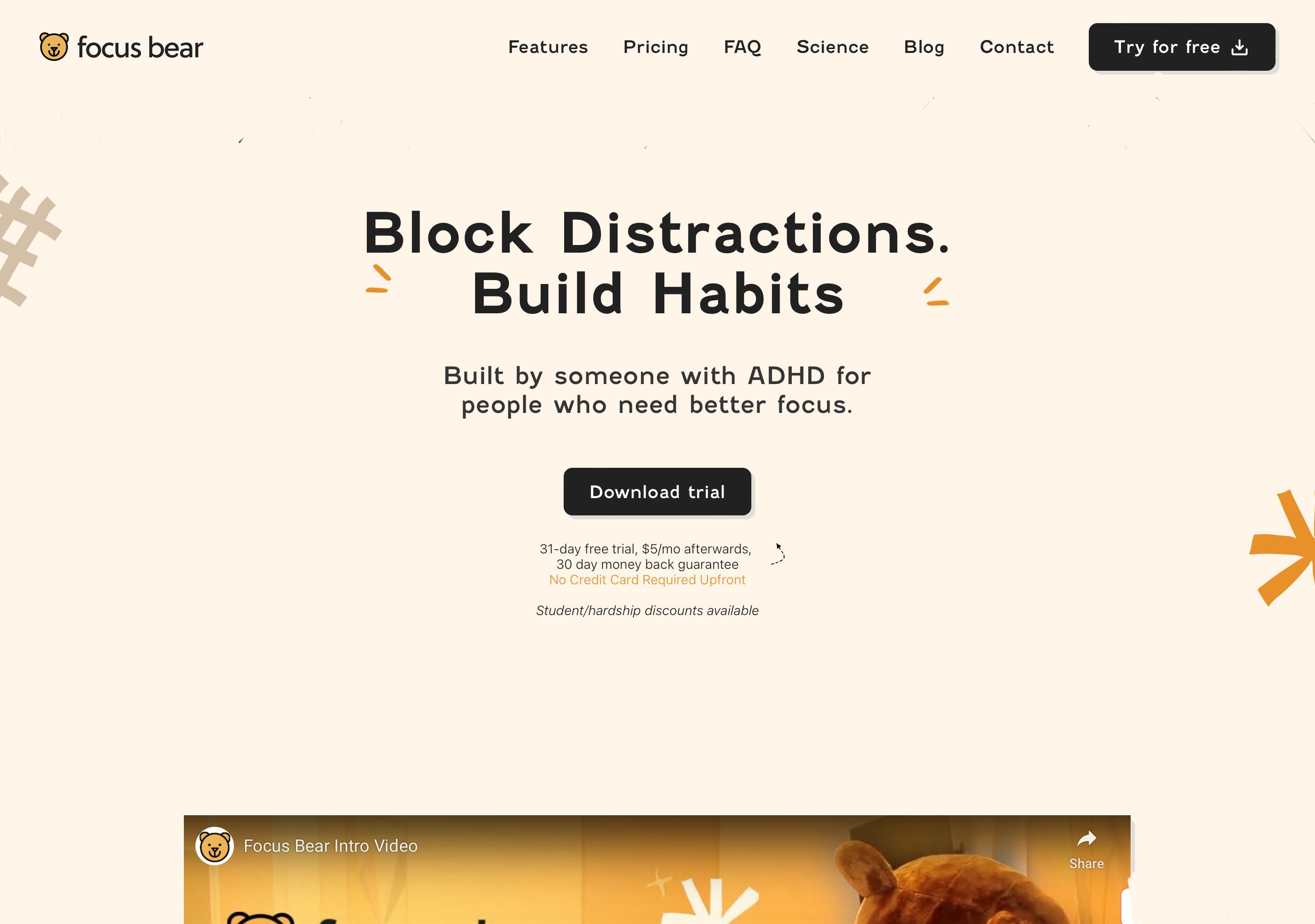 Focus Bear Build Habit Routines Take Better Breaks And BetaList