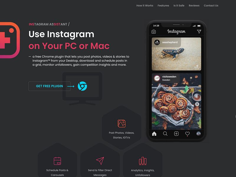INSSIST: Post to Instagram directly from web - schedule, | BetaList
