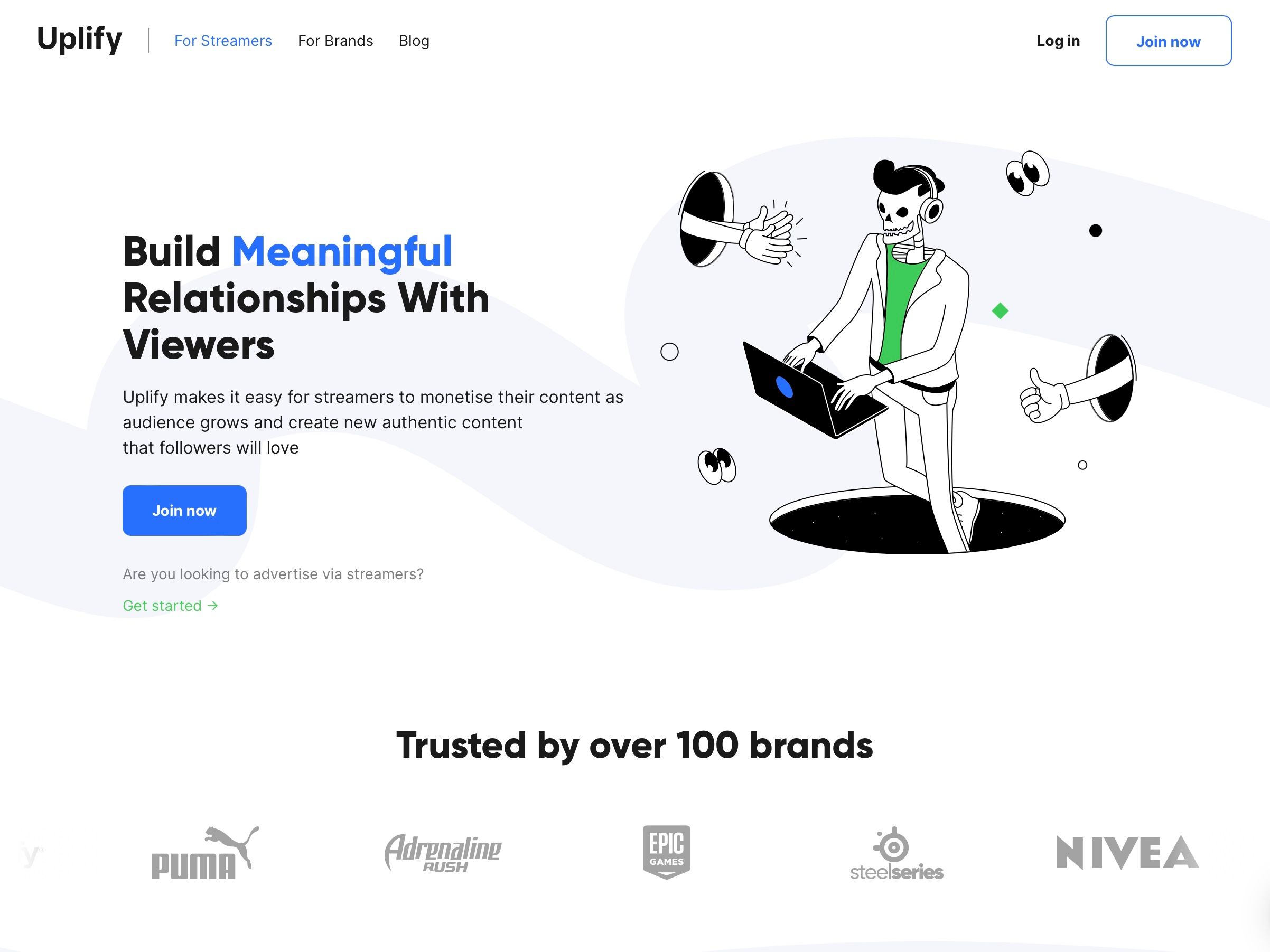 Uplify: Livestream Ad network | BetaList