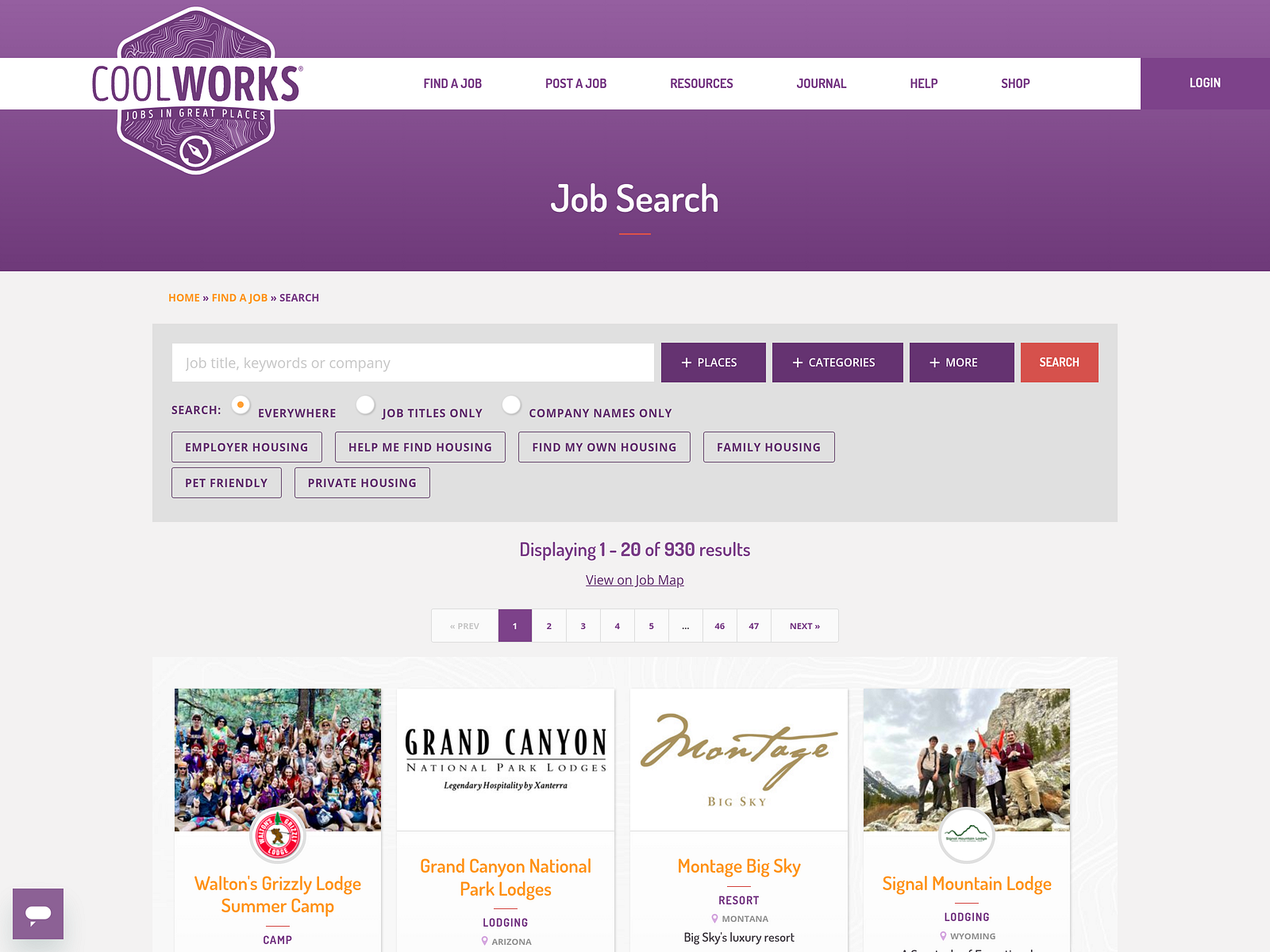CoolWorks - Job Board Review – Startup Jobs
