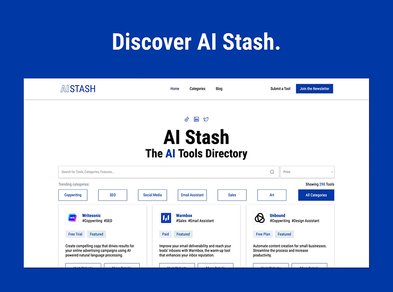AI Stash: The AI Tools Directory. | BetaList