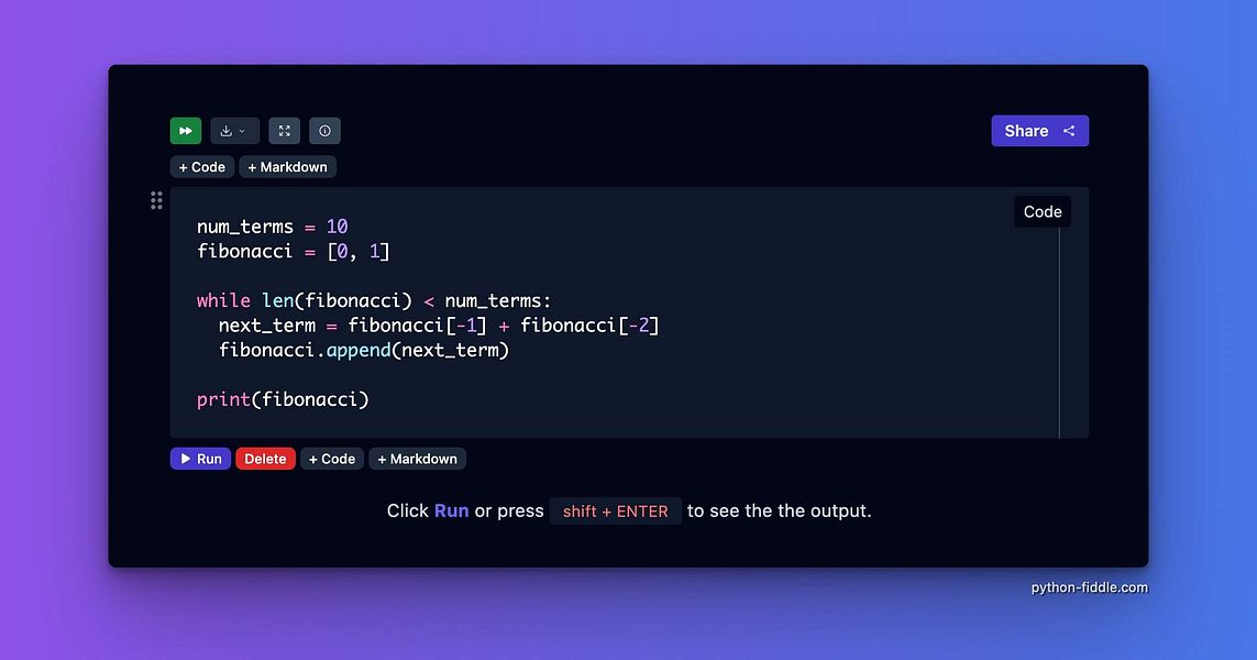 Python-Fiddle: Online Python Compiler, IDE, and Interpreter | BetaList