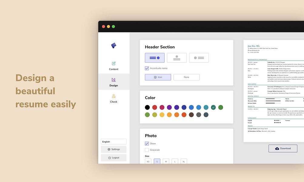 FlowCV: Create a better resume and customize it easily | BetaList
