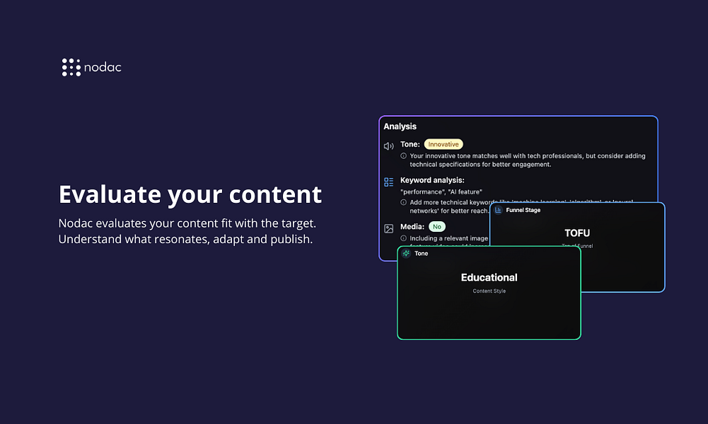 Nodac: AI-Powered Content Evaluation | BetaList