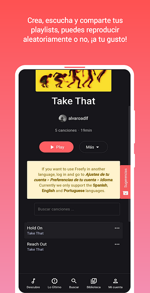 Freefy: Free streaming music, no ads between songs, play as | BetaList