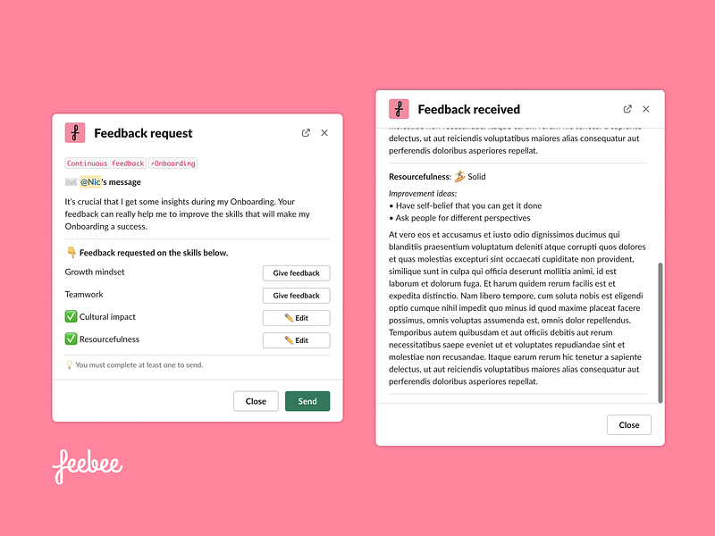 Feebee: skill-based feedback that unlocks potential fast, | BetaList