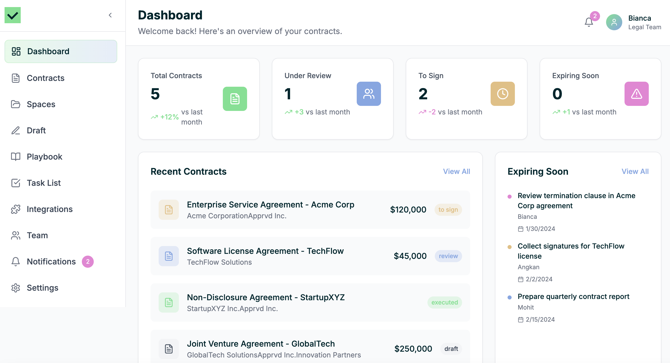 Apprvd: A radically simple contract platform with powerful, | BetaList