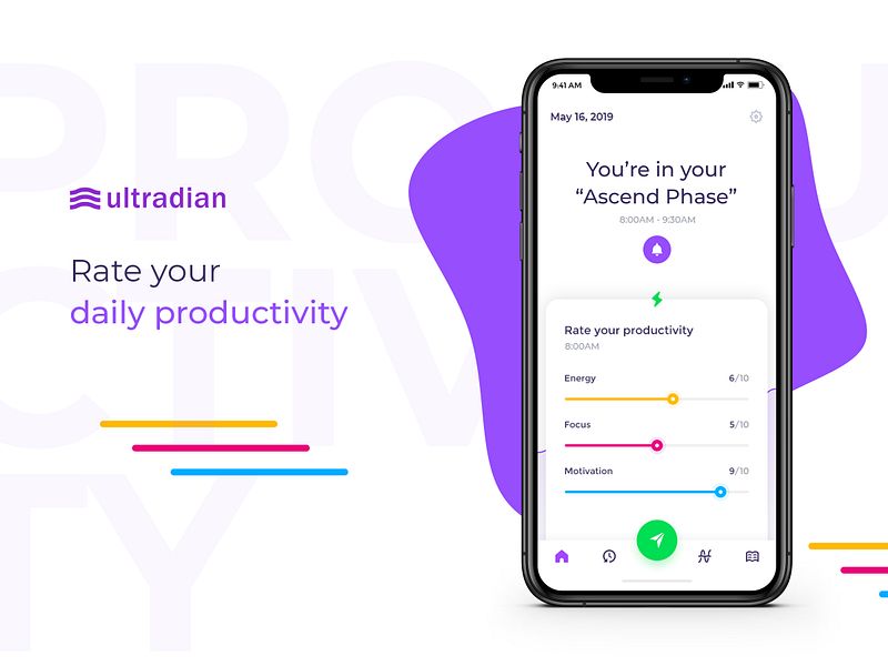 Ultradian: The app to track your ultradian rhythms | BetaList