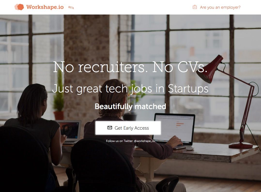workshape.io: Talent matching for startups | BetaList