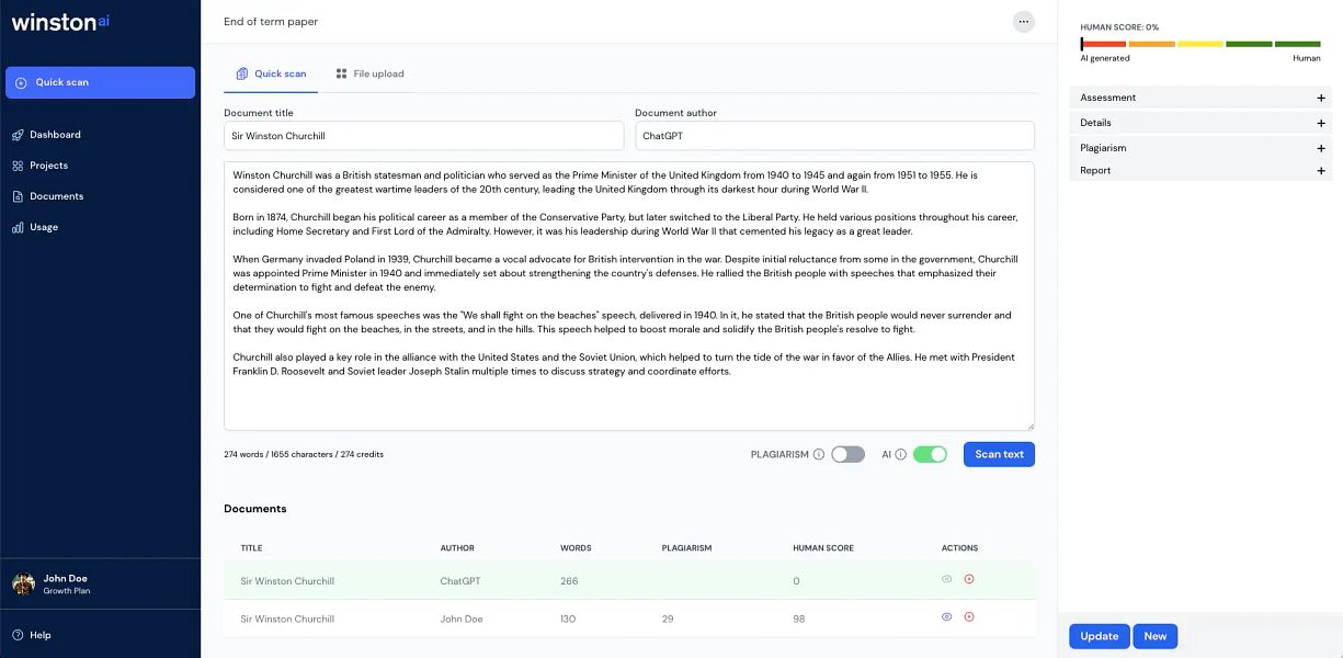 Winston AI: The most powerful AI content detection solution | BetaList