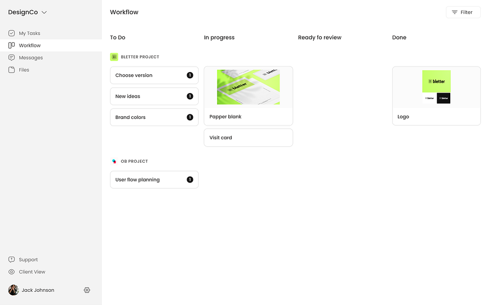 Workflow.design: Beautiful client portals for creative | BetaList