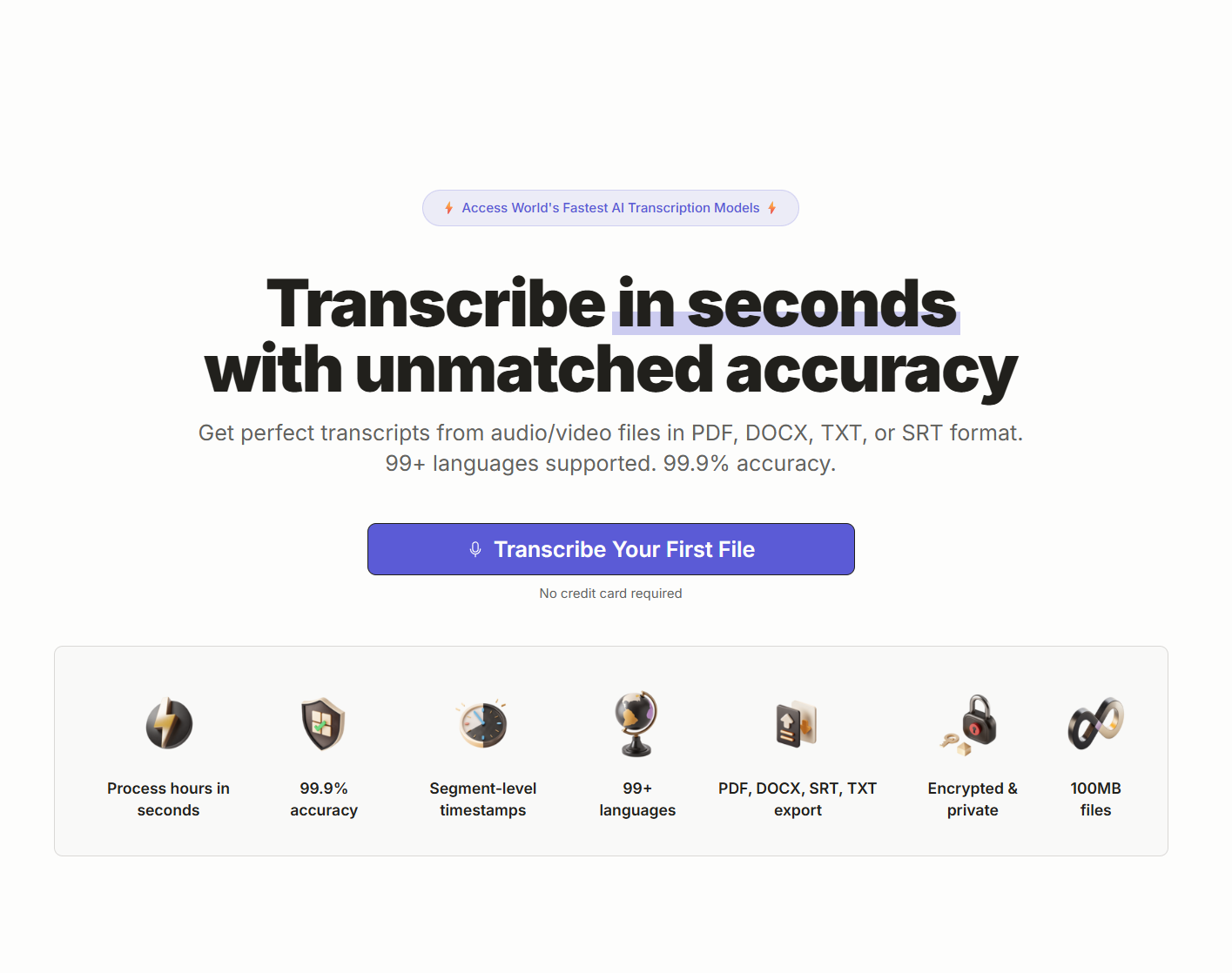 Typist: Lightning-fast AI audio transcription with | BetaList