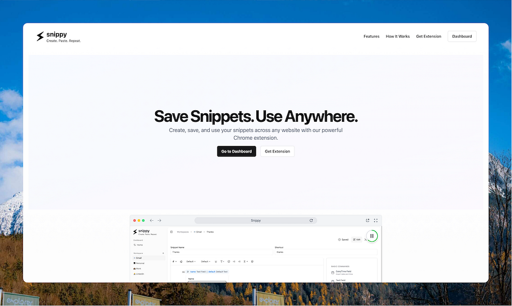Snippy: Your Snippets, Everywhere | BetaList