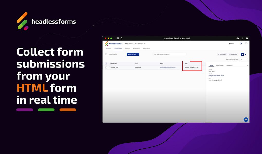 Headlessforms - Form Backend: Build high-quality HTML forms | BetaList