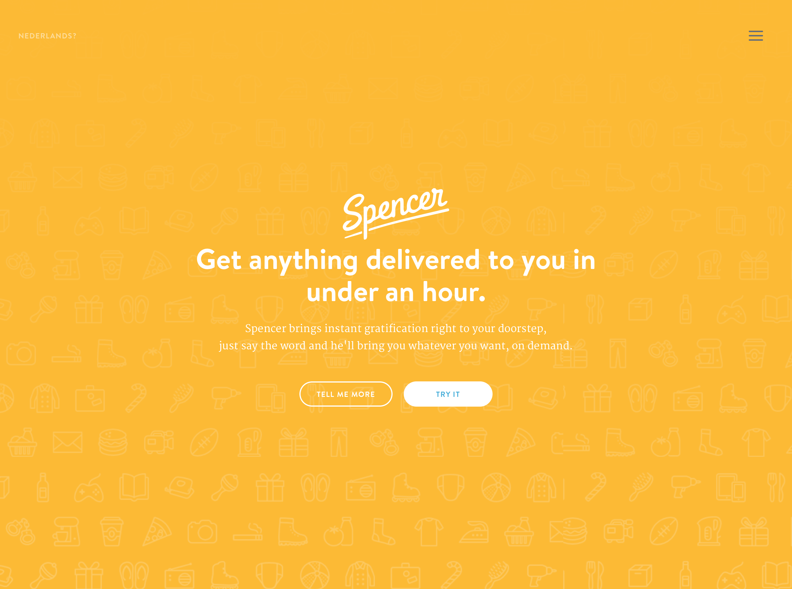 Spencer: Get anything delivered within 60 minutes | BetaList