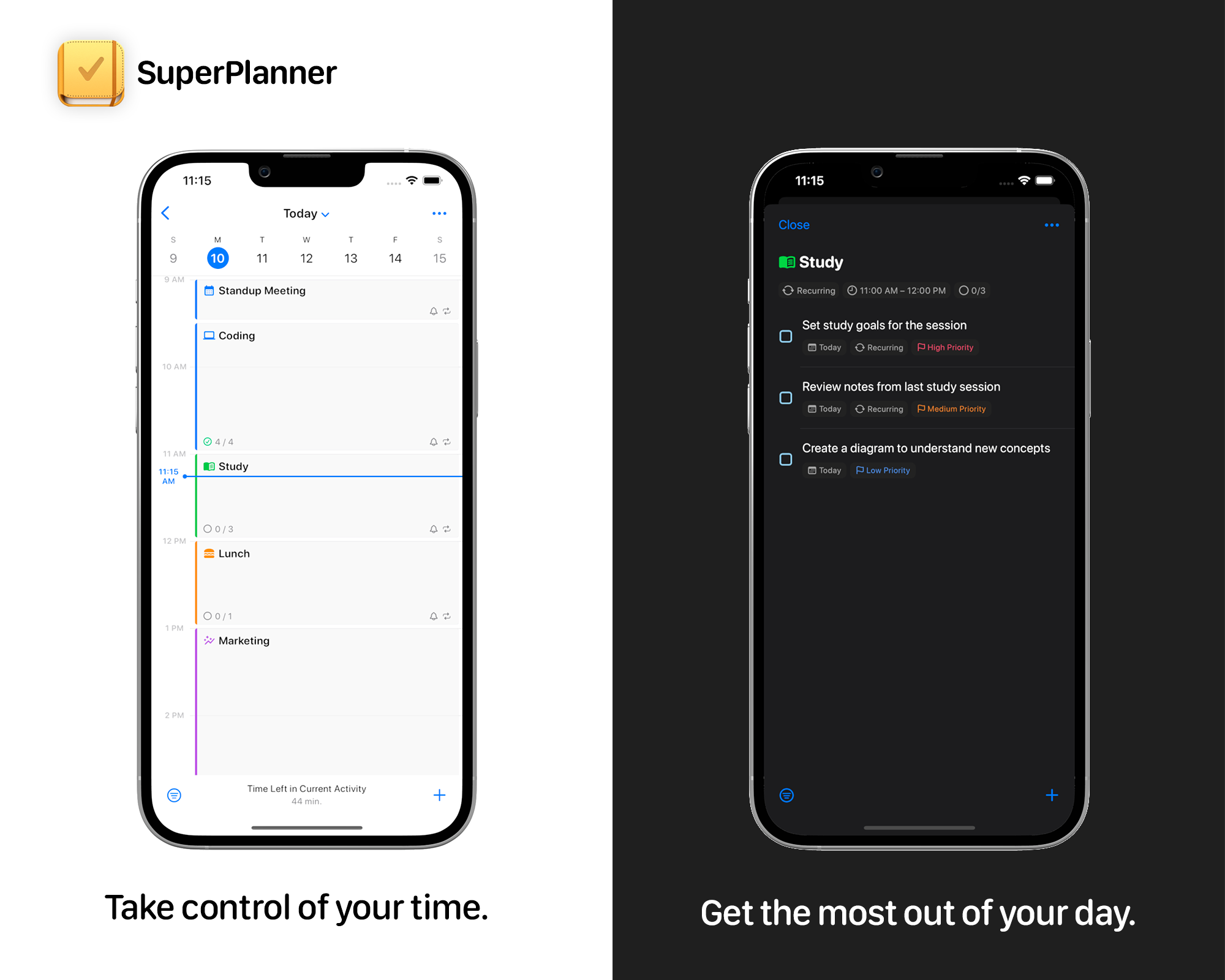 SuperPlanner: A visual day planner and task manager for | BetaList