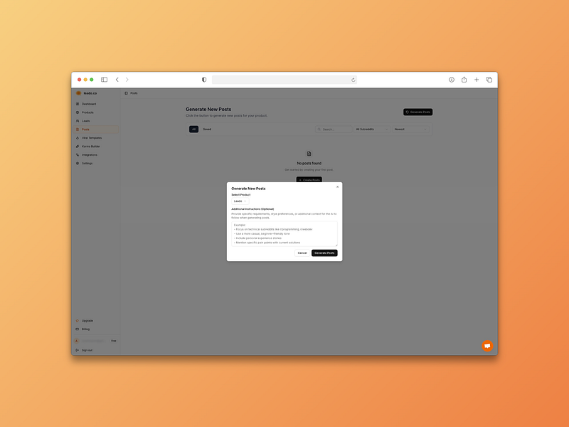 Leado: Reddit lead generation tool and AI automated | BetaList