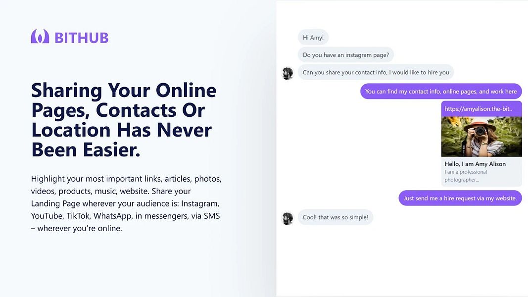 BITHUB: Simplest way to build a landing page | BetaList