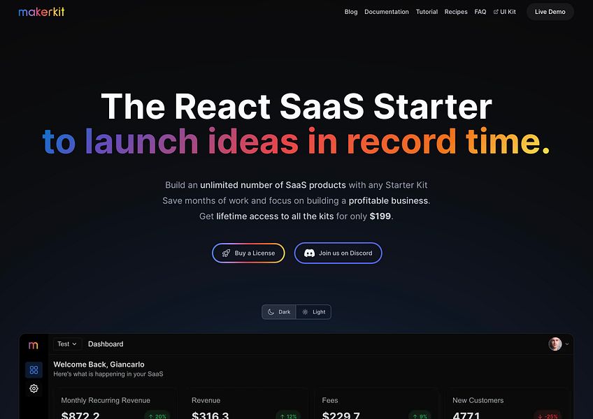 Makerkit: A SaaS Boilerplate to launch products in record | BetaList