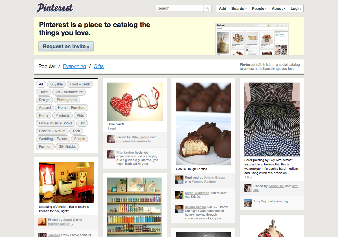 pinterest: | BetaList