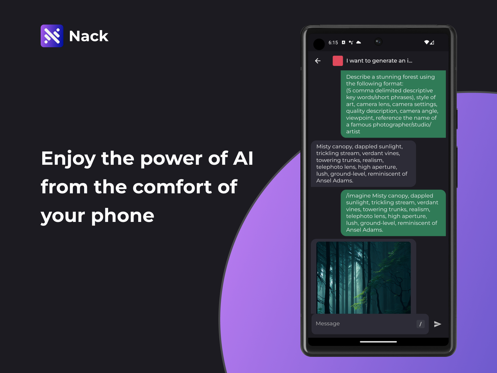 Nack: AI chat and image generation app on Android and iOS | BetaList