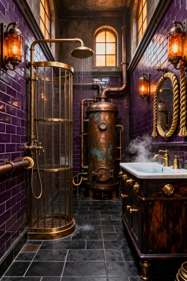 Room AI – Steampunk Bathroom Design Ideas