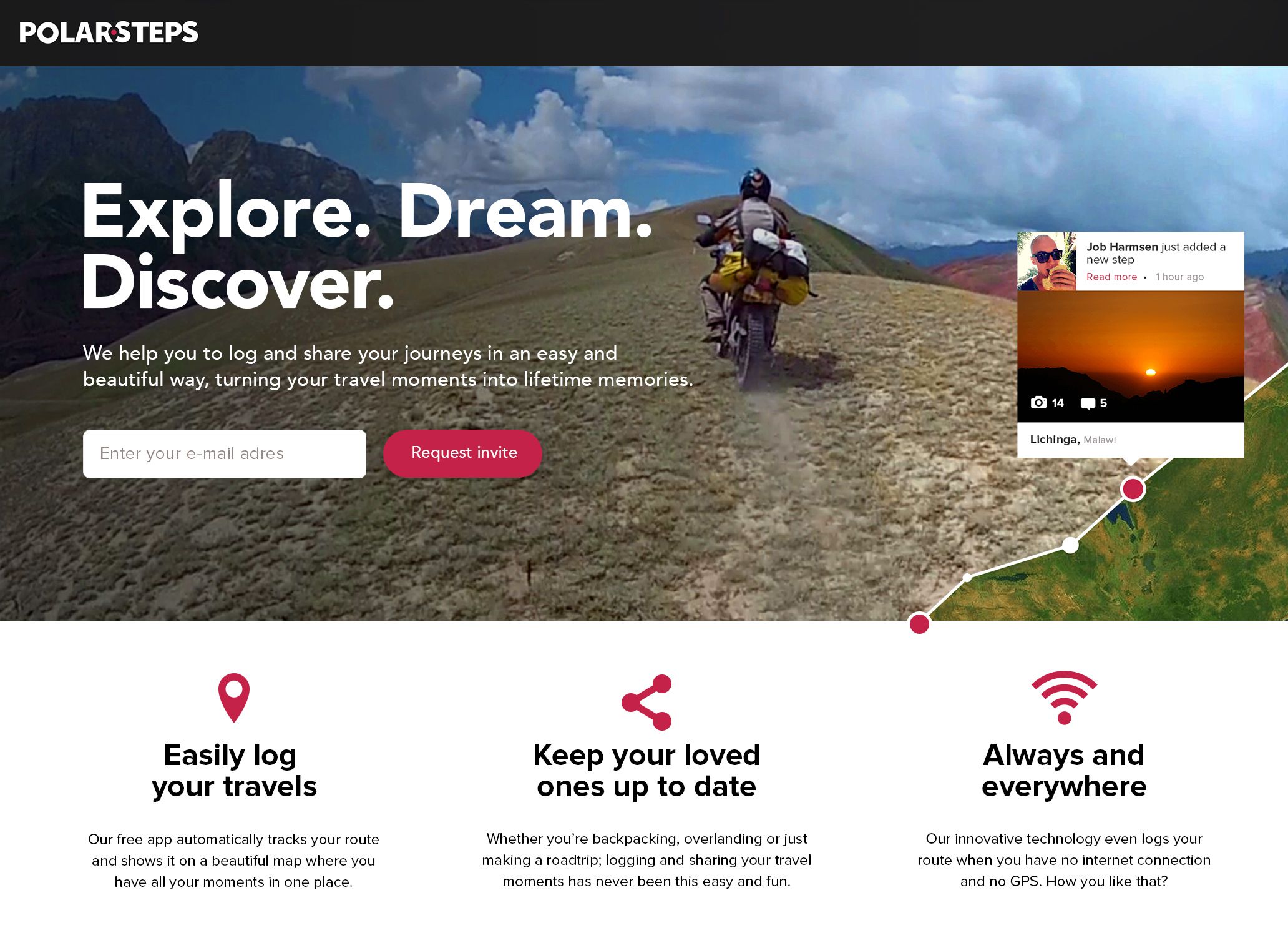 Polarsteps: The personal travel log in your pocket | BetaList