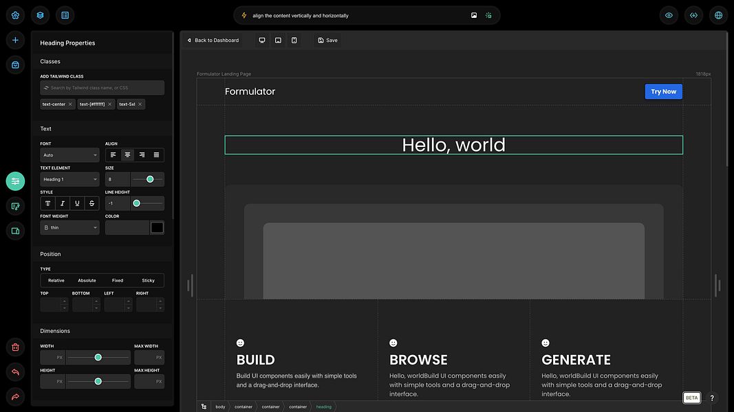 Formulator: Build, Browse, Generate UI components and | BetaList