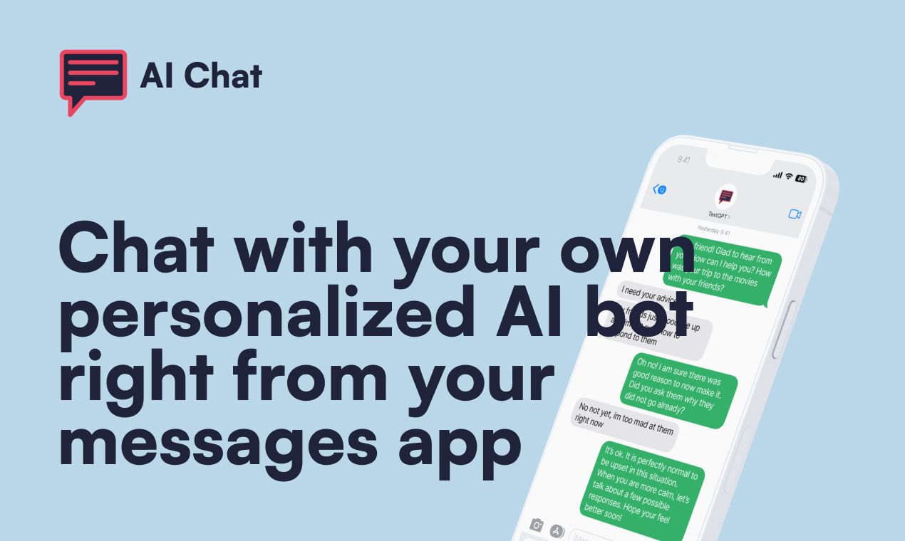 AI Chat: Text with your personalized AI bot right from your | BetaList
