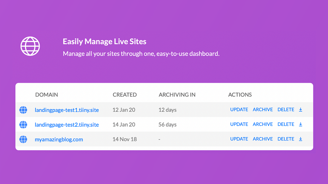 Tiiny Host: The simplest way to share your web project | BetaList