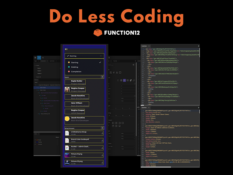 FUNCTION12: Design to code automation tool for | BetaList